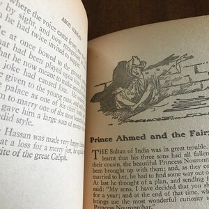 Stories Old and New Book Pictorial Pasteboard Cover Arabian Nights ...