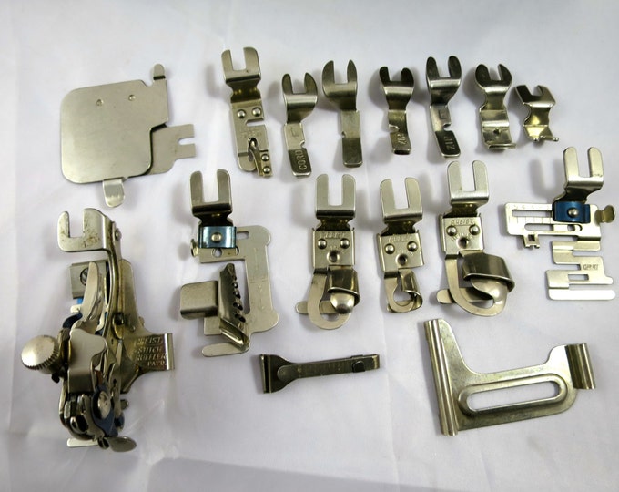 Sewing Machine Foot Attachments Group Greist Ruffler Assorted Feet - Etsy
