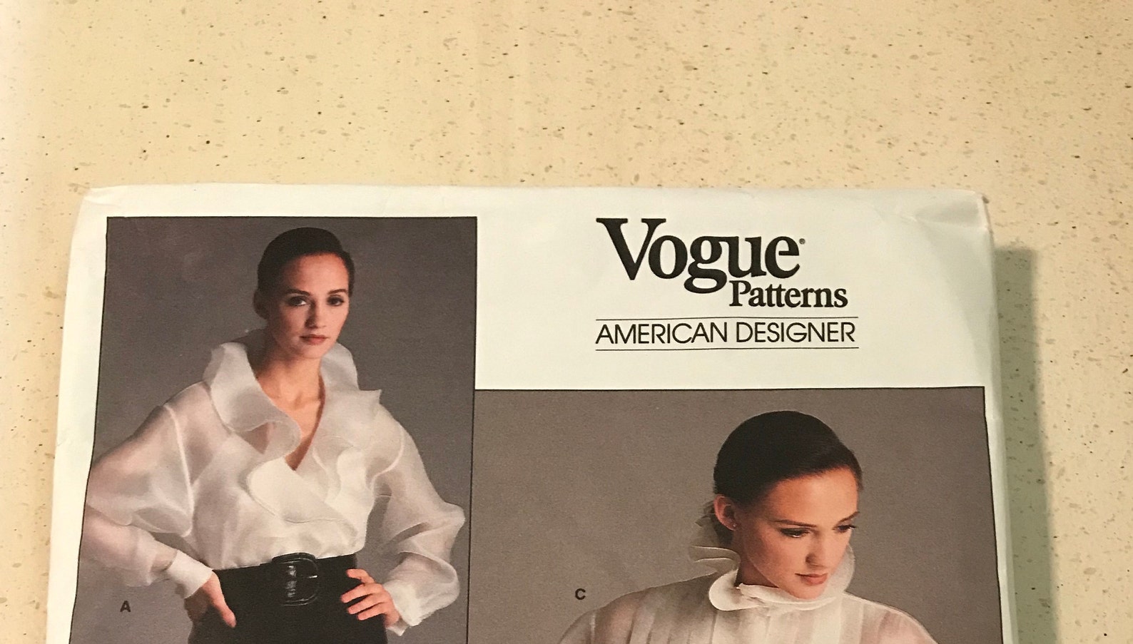 Vogue Ralph Lauren Pattern 3 Blouses Neckline Ruffles Tailored | Etsy