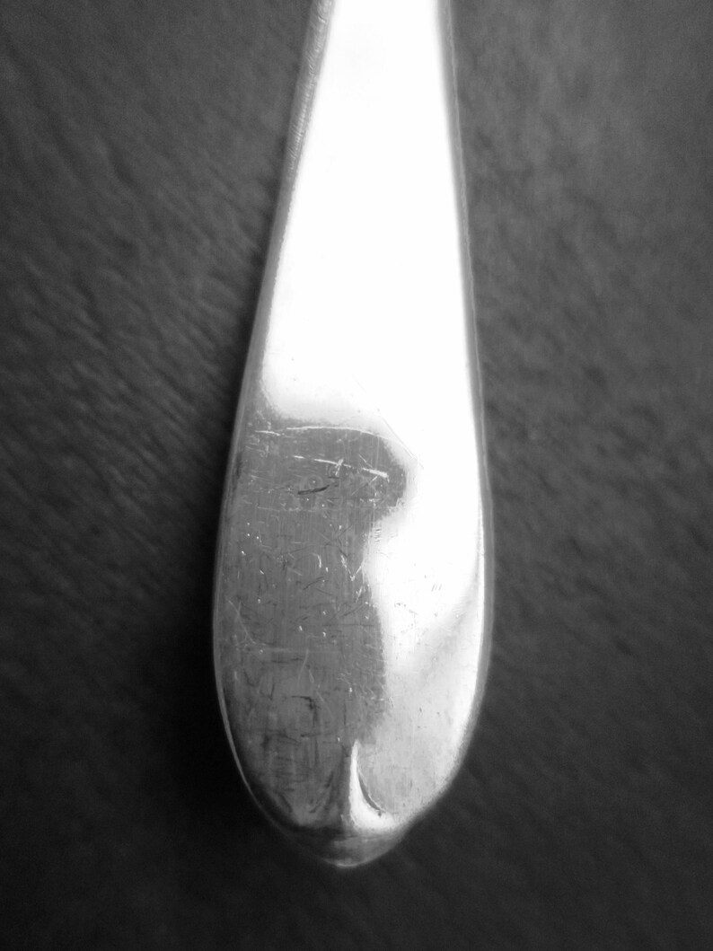 Silver Plate Spoon plain Antique Pattern IS Orig. - Etsy
