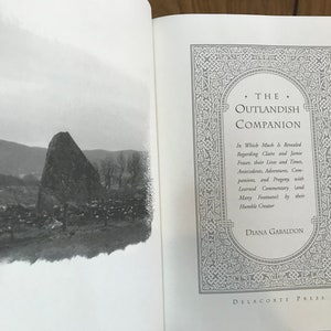 Outlandish Companion Book Diana Gabaldon's Reference Guide to All ...