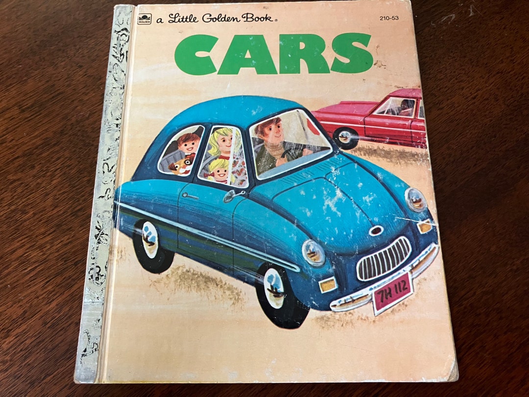 Cars A Little Golden Book # 366 Pictures by William Dugan Vintage 1973 ...