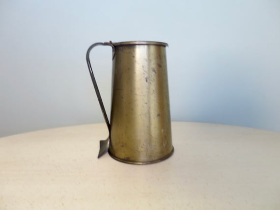 Mayflower Brass Container Craftsman Fire Starter W/ Hinged Lid - Etsy
