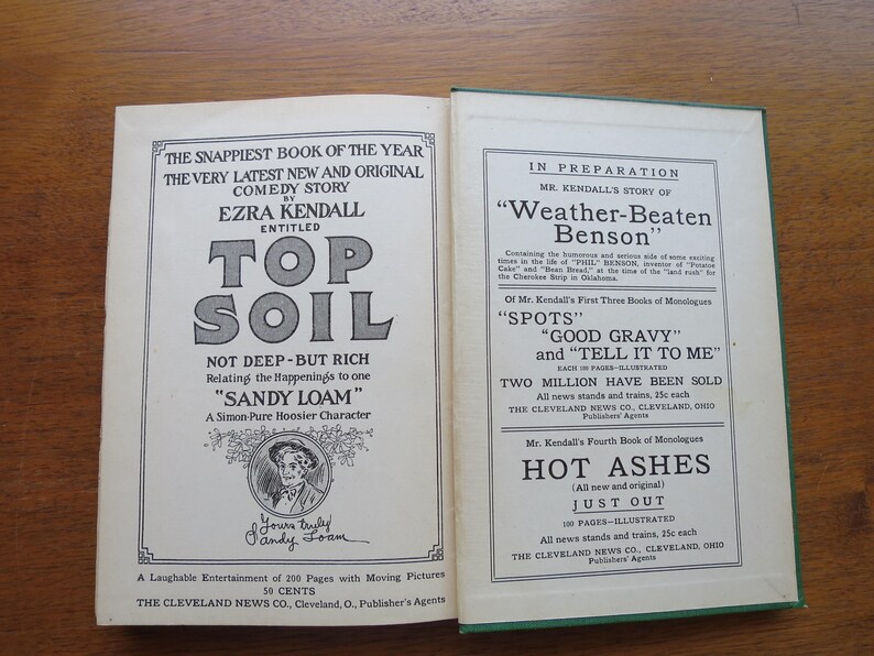 Antique Comedy Story Book the Vinegar Buyer by Ezra Kendall Herbert ...