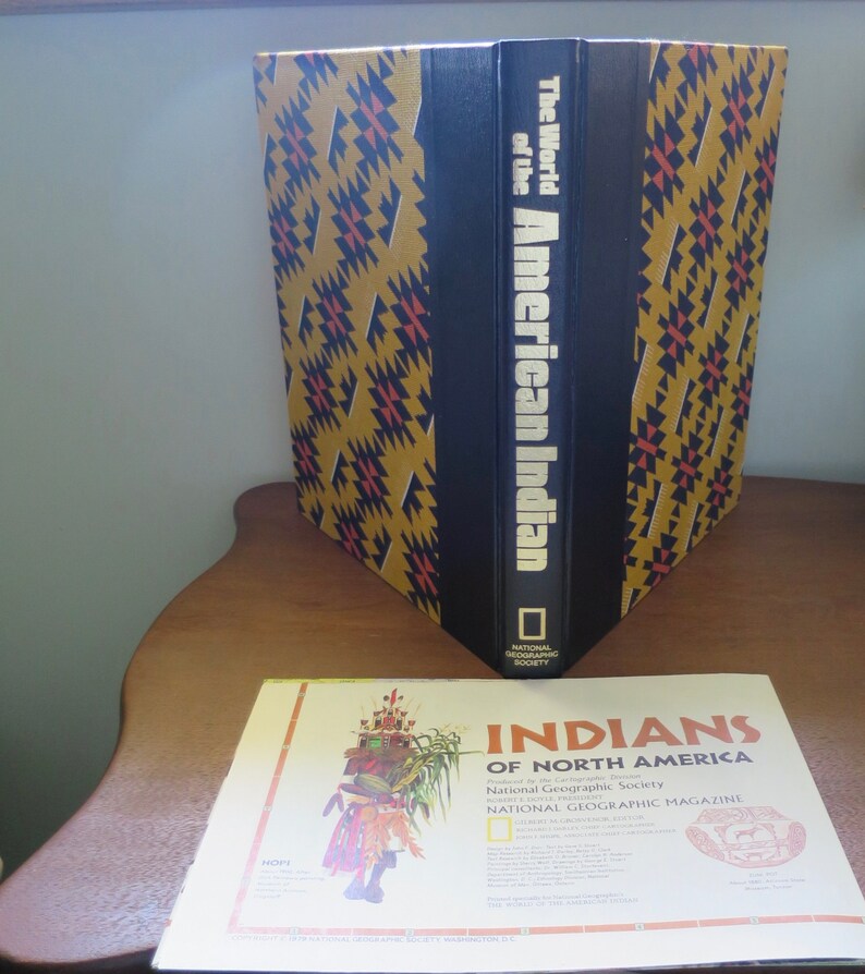 American Indian Book the World of the American Indian National - Etsy