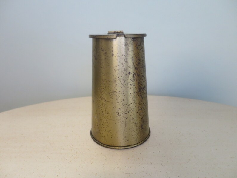 Mayflower Brass Container Craftsman Fire Starter W/ Hinged Lid - Etsy