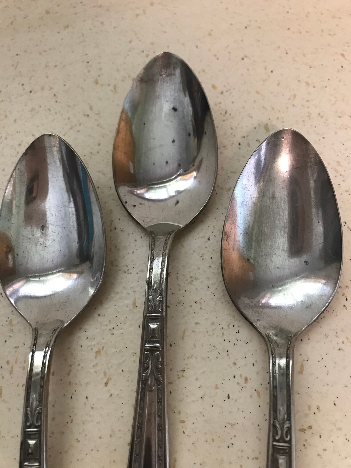 3 Florence Tea Spoons National Silver Co. Reinforced Silver | Etsy