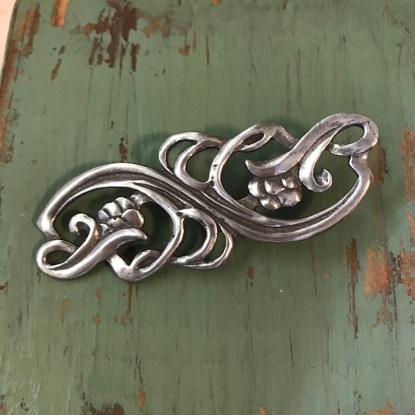 Pewter Brooch - Etsy