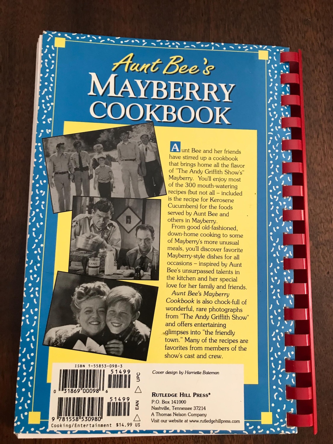 Aunt Bee's Mayberry Cookbook Home Style Cooking Best Loved Cookbook ...
