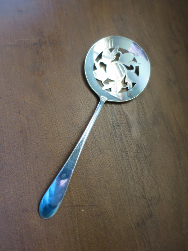 Silver Plate Spoon plain Antique Pattern IS Orig. - Etsy