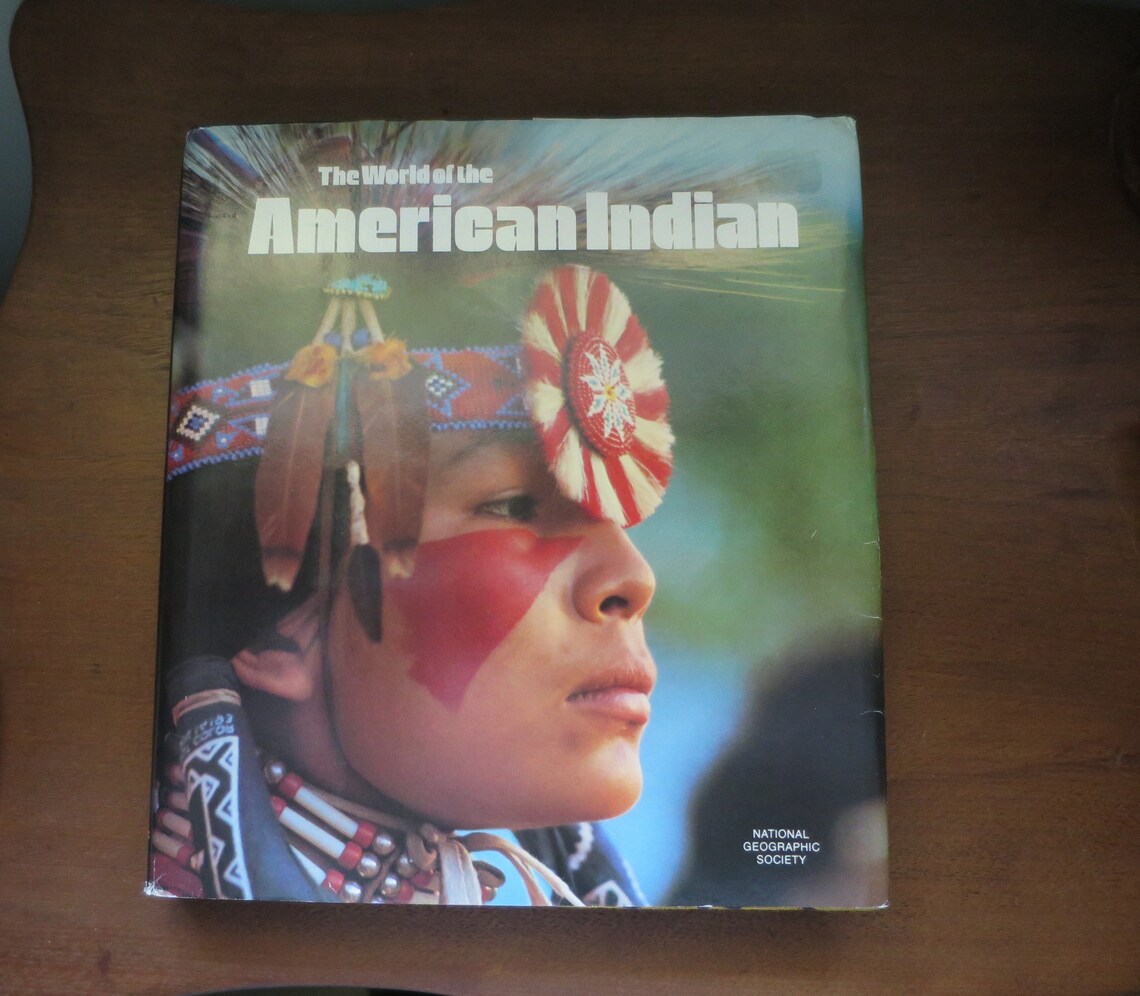 American Indian Book the World of the American Indian National - Etsy