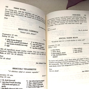 Three Rivers Cookbook Pittsburg PA Recipes Vintage 1973 Early Hard ...