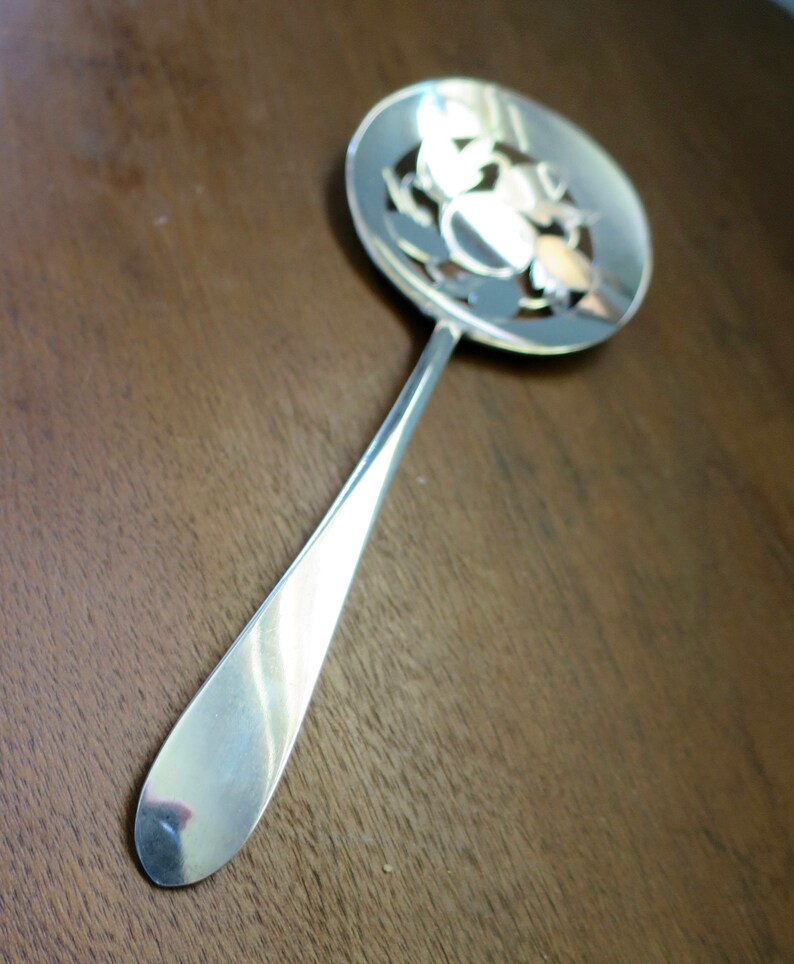 Silver Plate Spoon plain Antique Pattern IS Orig. - Etsy