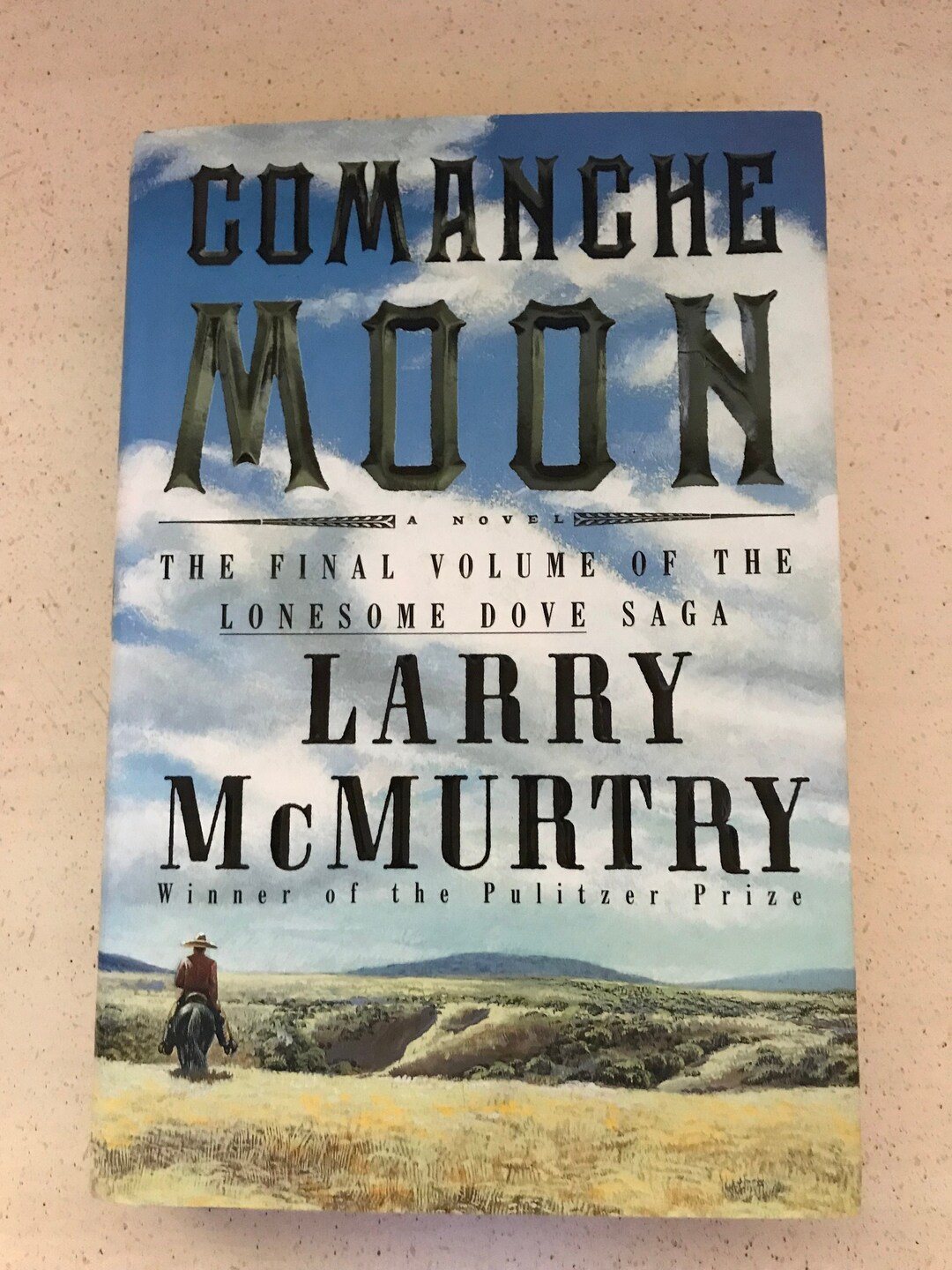 Larry Mcmurtry "comanche Moon" Book 1997 Best Selling Writer 1st ...