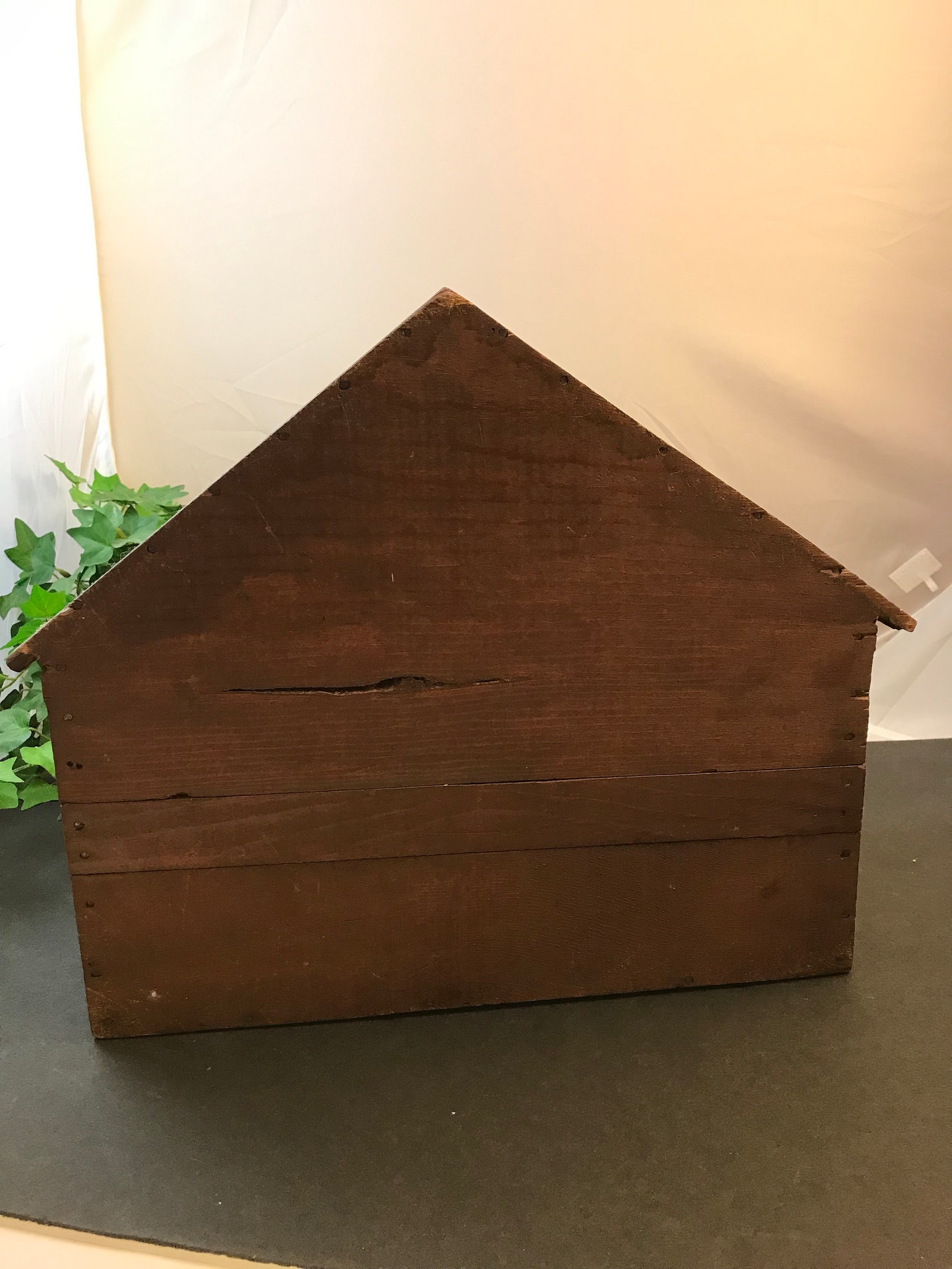 Primitive Wood Creche Nativity Set Mary Joseph Baby Jesus | Etsy