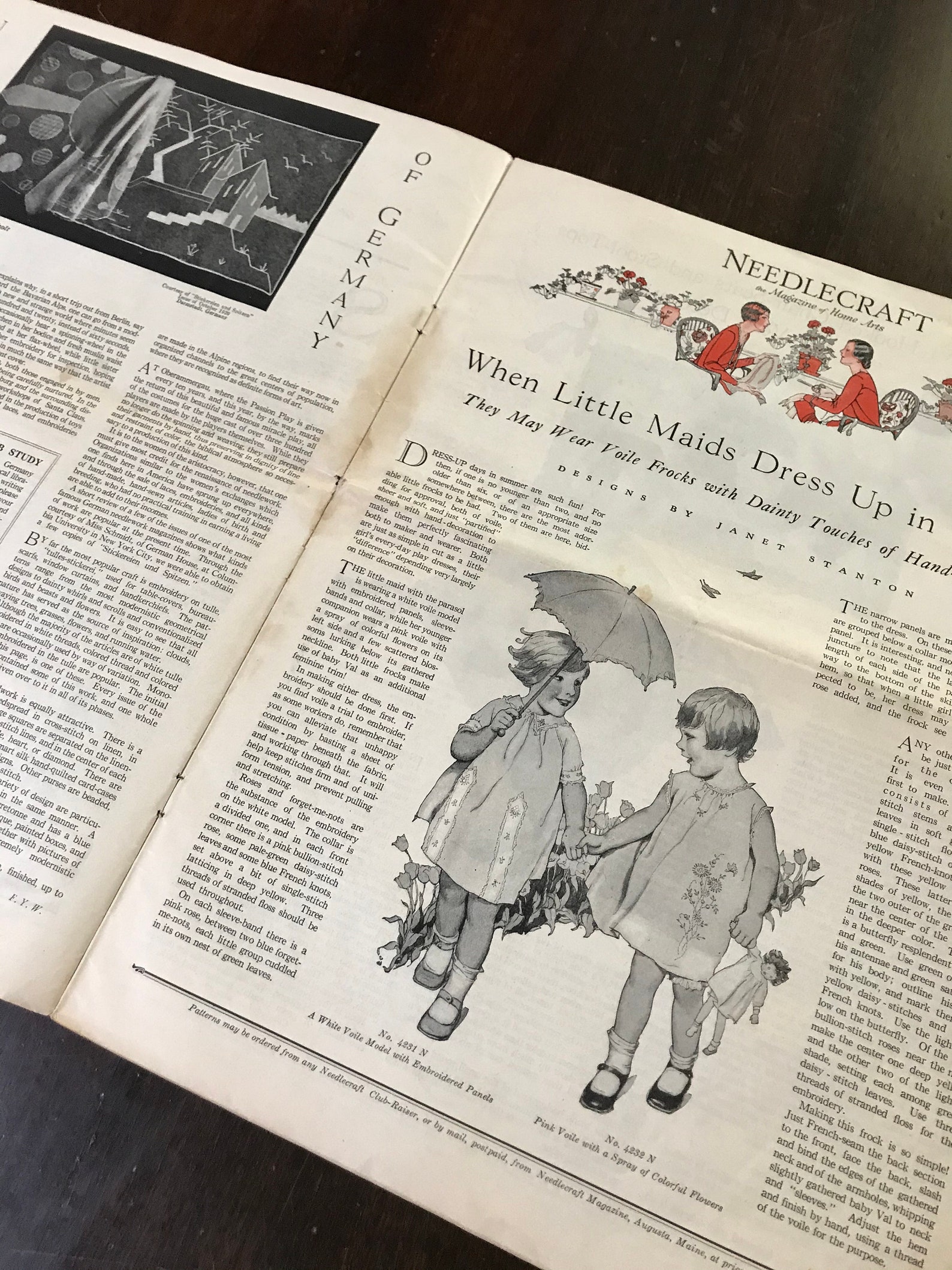 Needlecraft Magazine July 1930 John Edwin Jackson Cover Art - Etsy