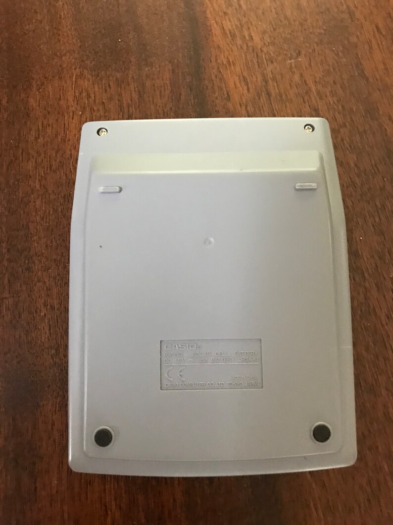 Casio Calculator MS-80TE Solar Battery Add Subtract Multiply - Etsy
