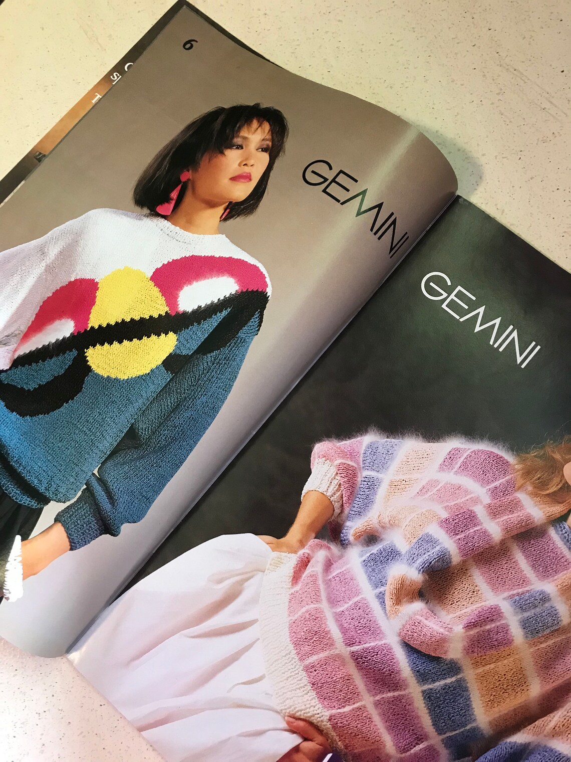 Fashion Knitting Magazine Back Issue Vintage October 1985 | Etsy