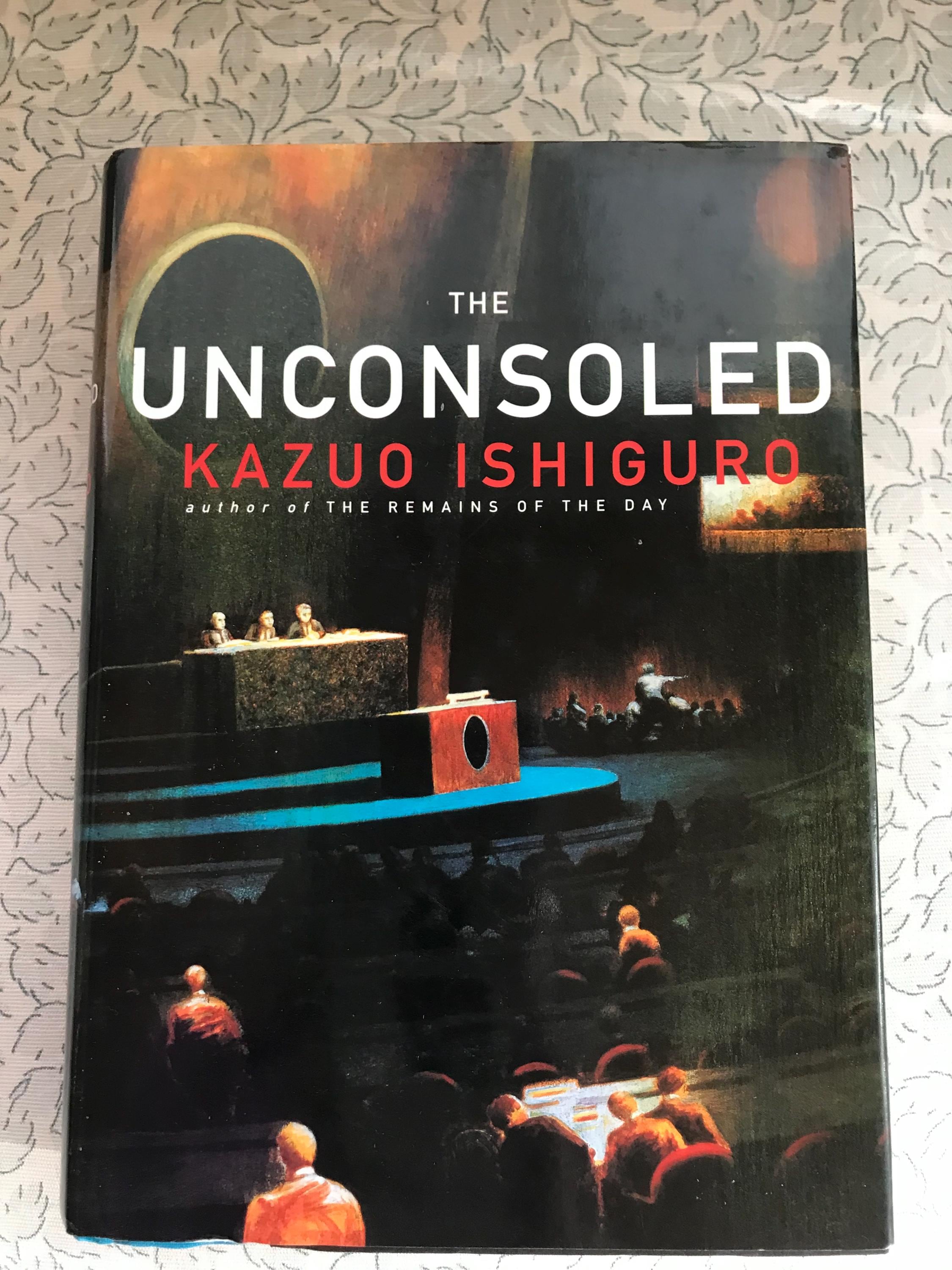 Kazoo Ishiguro's "the Unconsoled" Book Vintage 1995 Best Selling Writer ...