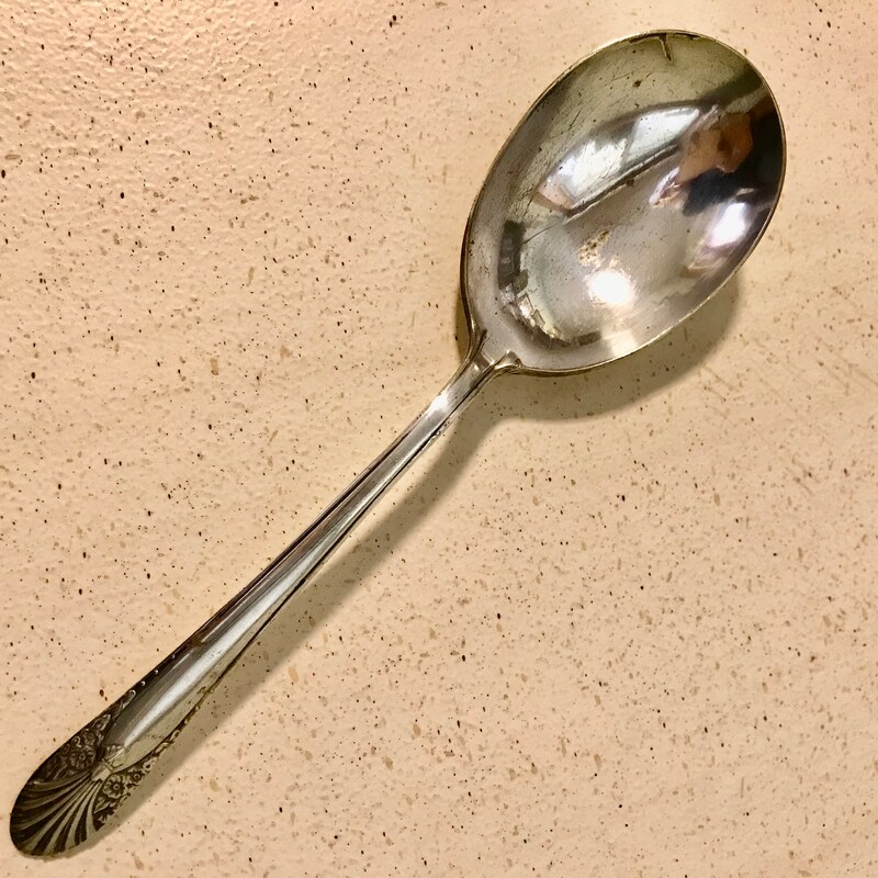 Silver Plate Serving Spoon - Etsy