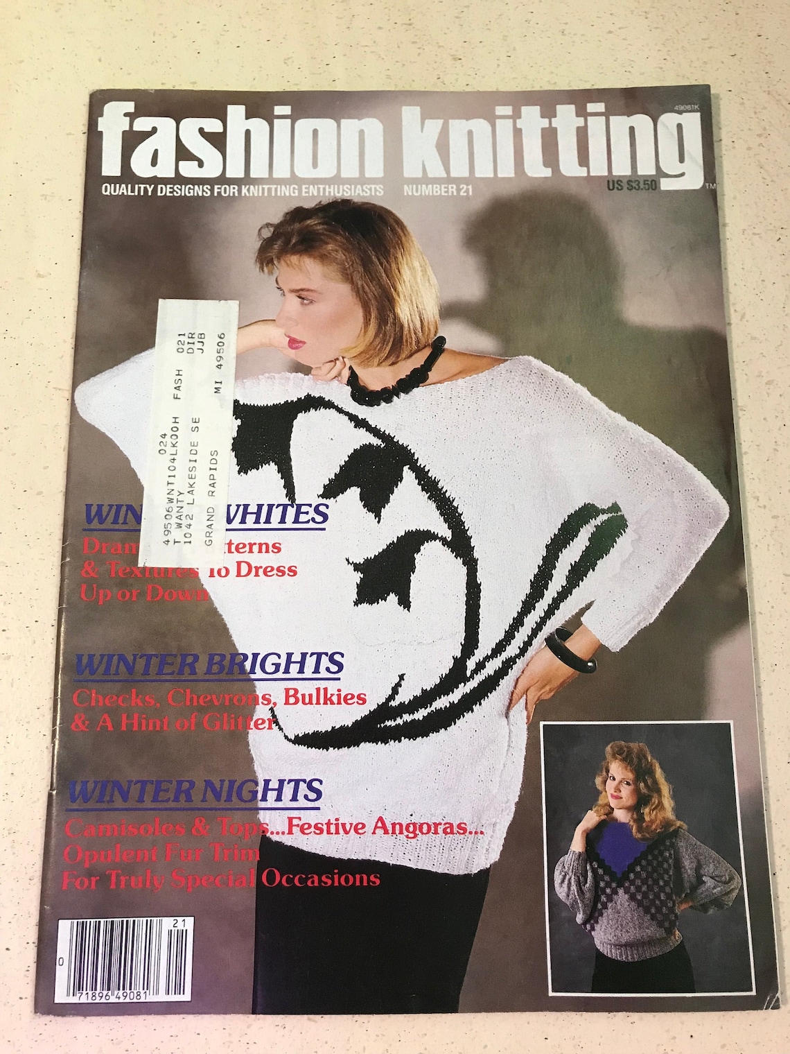Fashion Knitting Magazine Back Issue Vintage October 1985 - Etsy