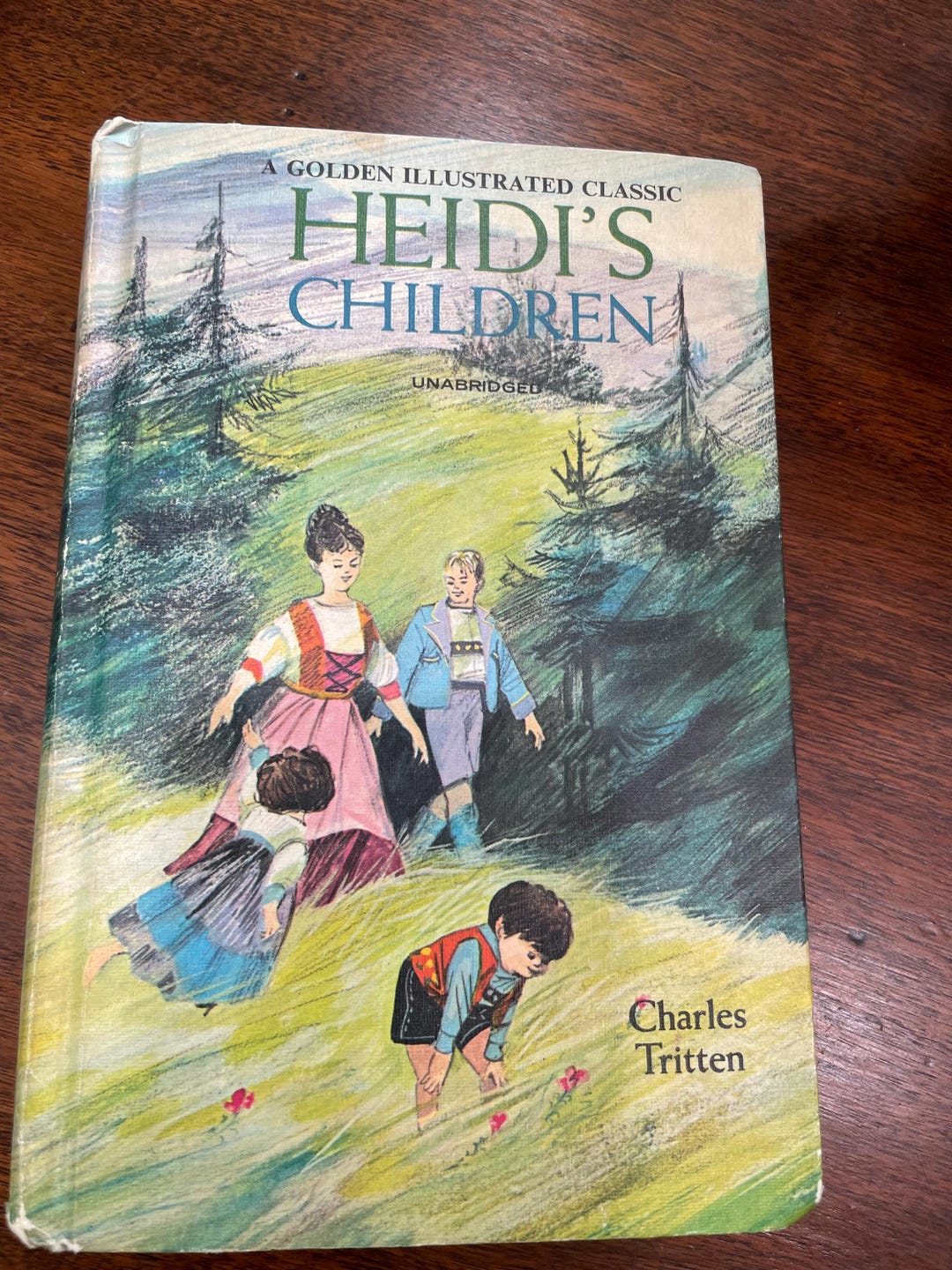 Heidi's Children Book Vintage 1967 Golden Press Edition by Charles ...