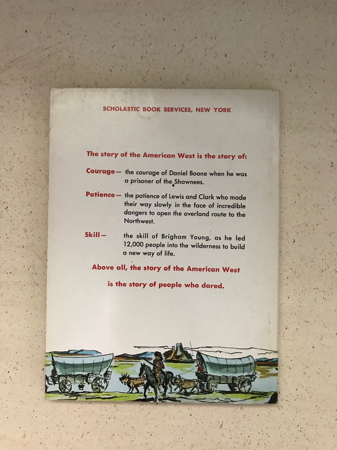 Men Who Won the West Book Scholastic Soft Cover Abridged From Famous ...