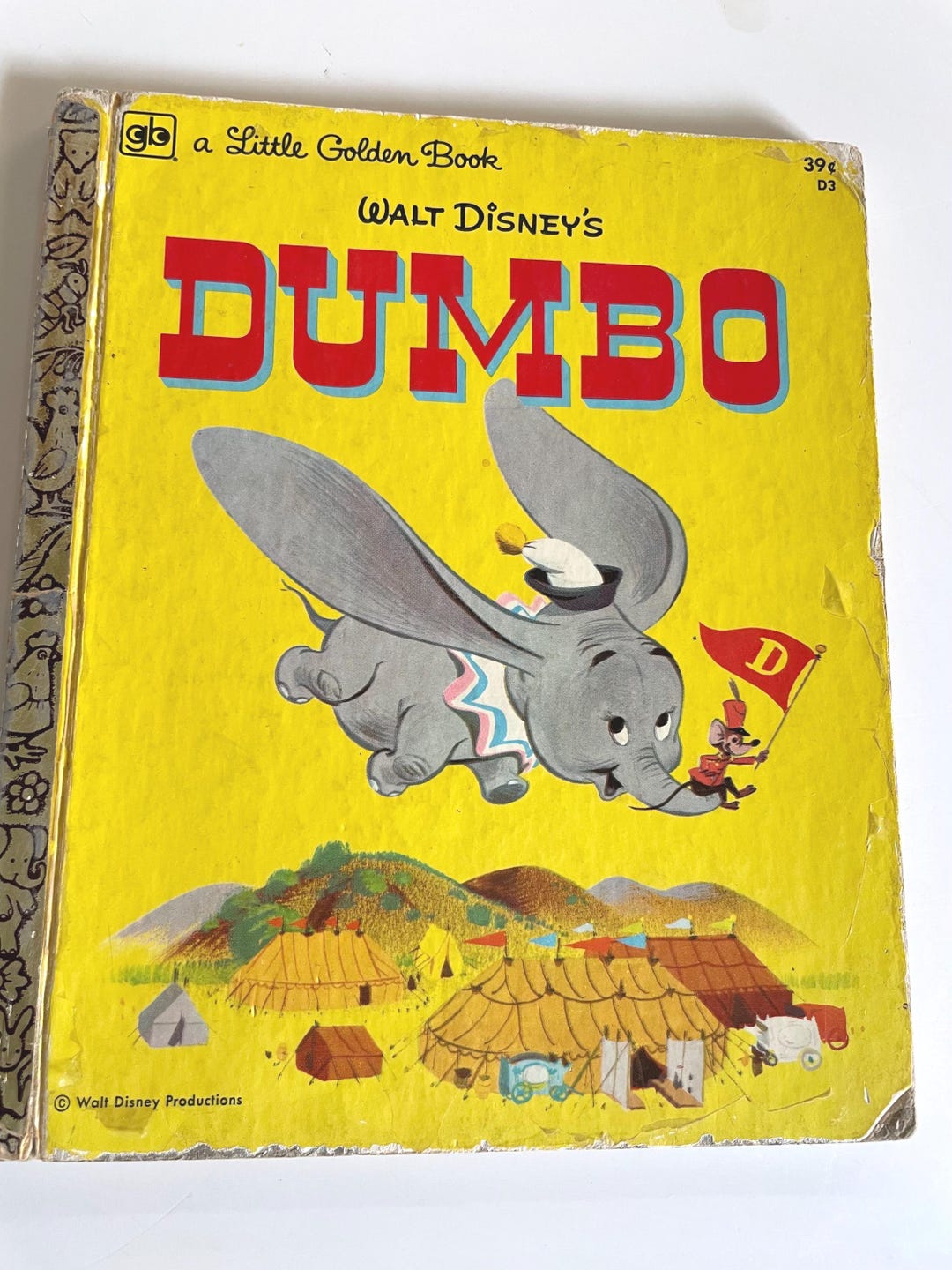 Vintage Walt Disney's Dumbo Little Golden Book, 1972 Edition - Etsy