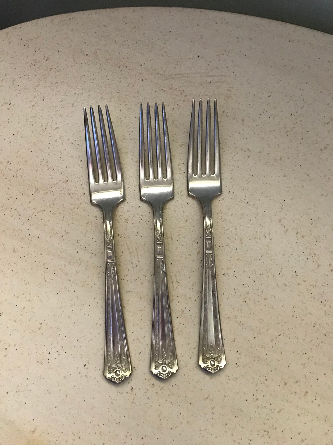 3 Florence Forks National Silver Co. Reinforced Silver Plate | Etsy