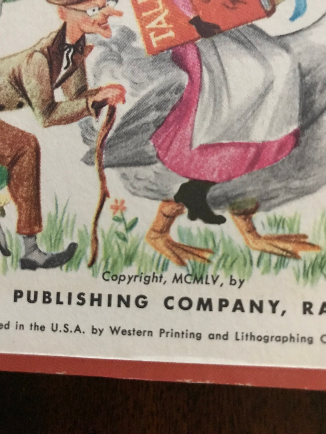 Mother Goose Story Book Whitman Tell-a-tale Childs Book - Etsy