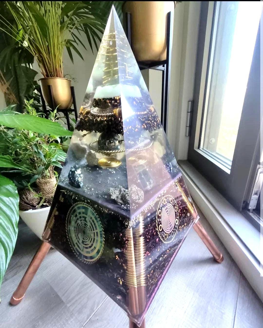 XXL Nubian Pyrite OG Pyramid. (celestial/pyrite Themed) - Etsy