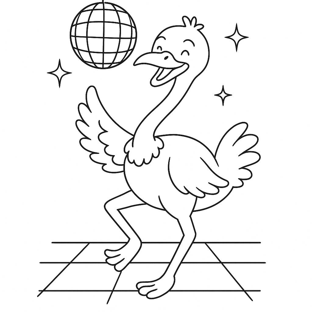Sweet & Silly Party Animals – Digital Coloring Pages for Kids, Kawaii ...