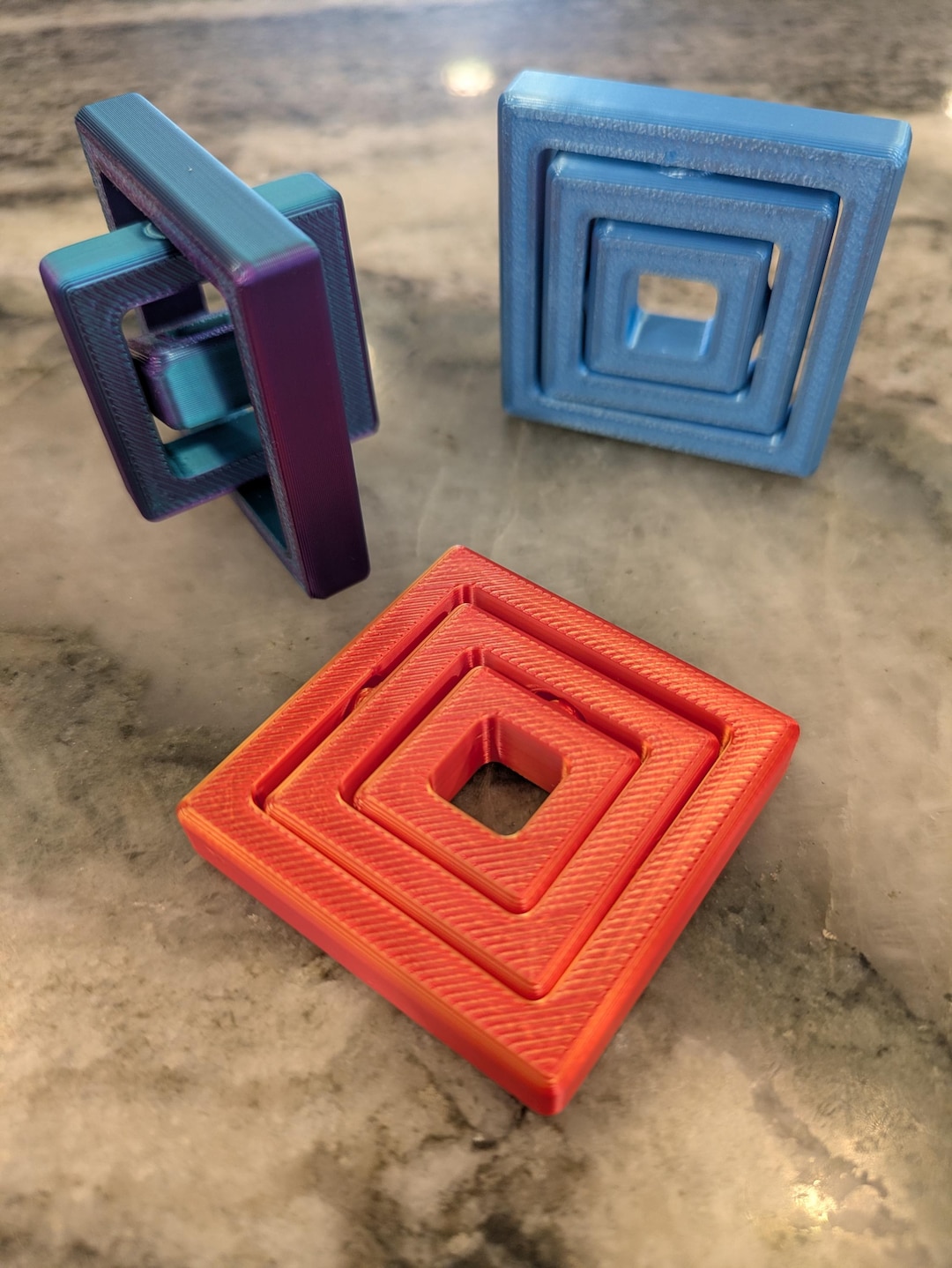 Small Square Spinner Fidget Toy – Smooth Spin, Sleek Design, Endless ...