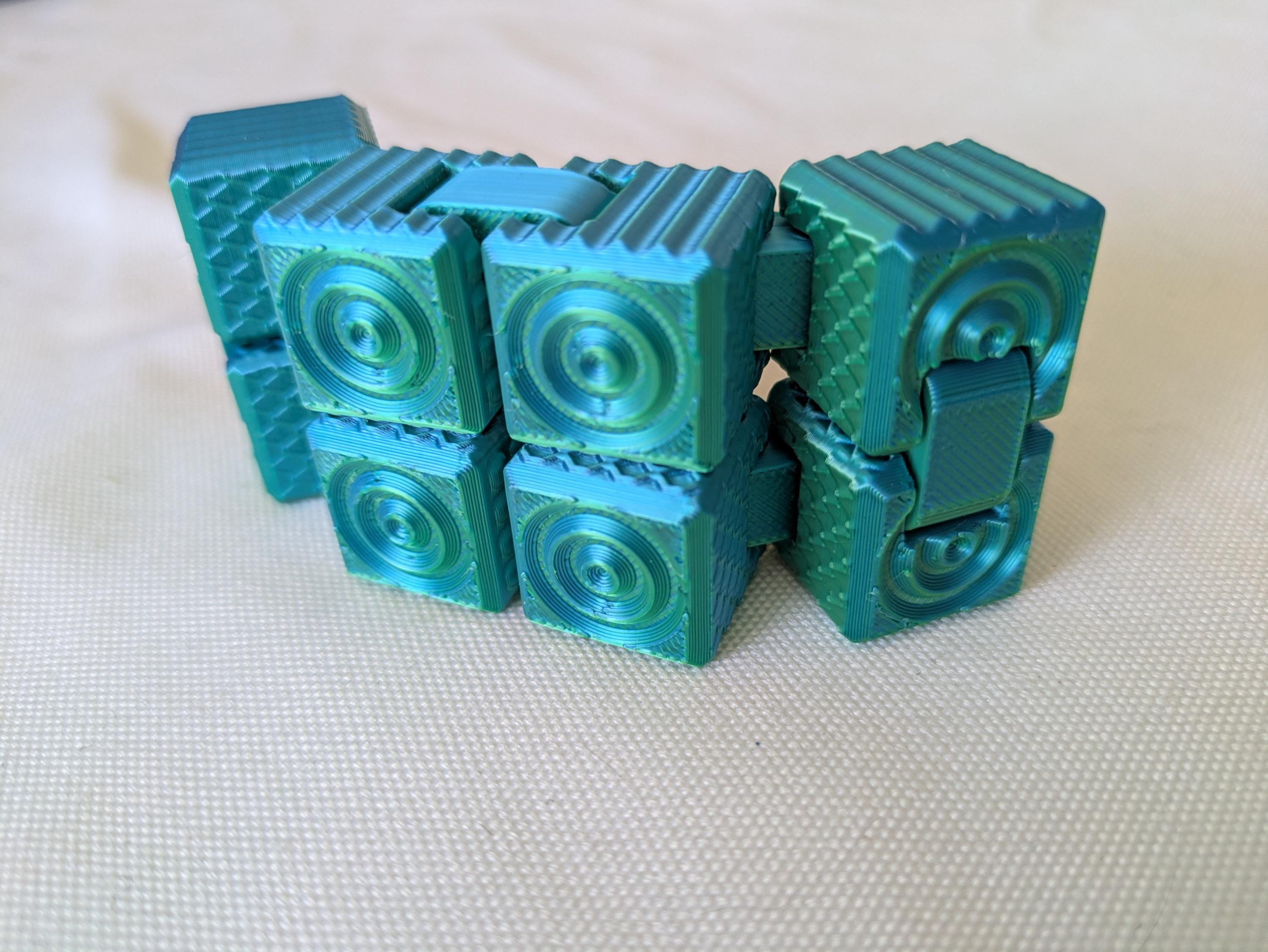 Textured Infinity Cube Fidget Toy – Flip, Fold, and Focus! - Etsy