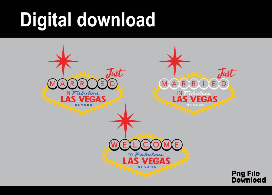 Las Vegas Sign Blank Transparent - Clipart / Cutting Files Svg Png Jpg ...
