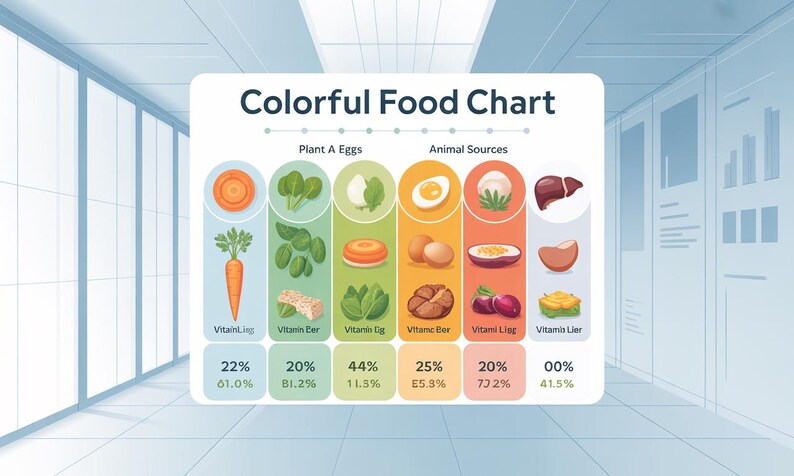 Vitamin A Foods Chart Printable | Nutrition Reference Sheet | Vitamin A ...