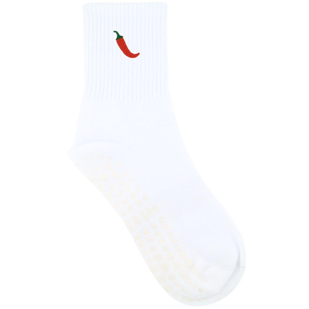 Chili Pepper || Customizable Embroidered Organic Cotton Crew Grip ...