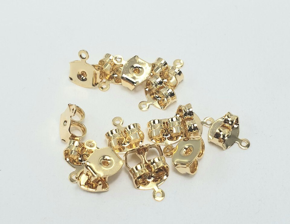 30PCSSBS-04 5mm Back Stopper With Loop - Etsy