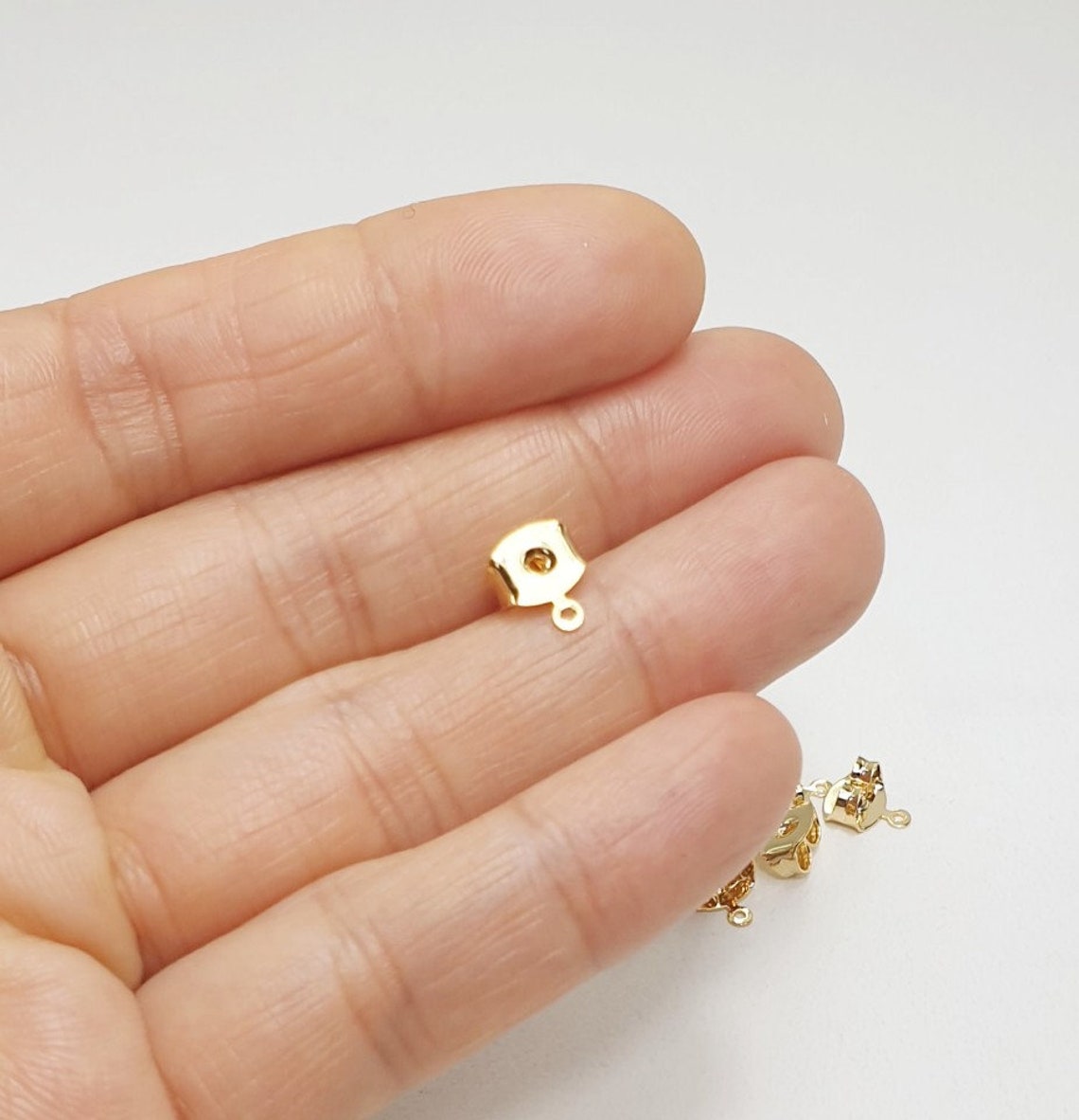 30PCSSBS-04 5mm Back Stopper With Loop - Etsy