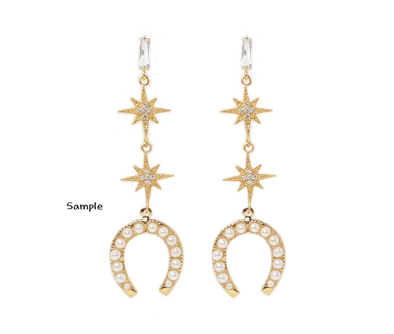 2PCS, CCG-455, 20mm Cubic Star With 2 Openable Loop, Connector, Charm ...