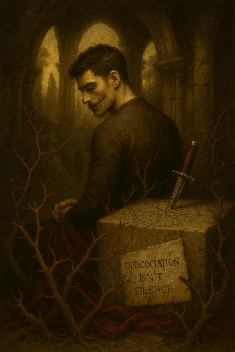 DISSOCIATION ISN’T SILENCE — A Three-part Gothic Study - Etsy UK