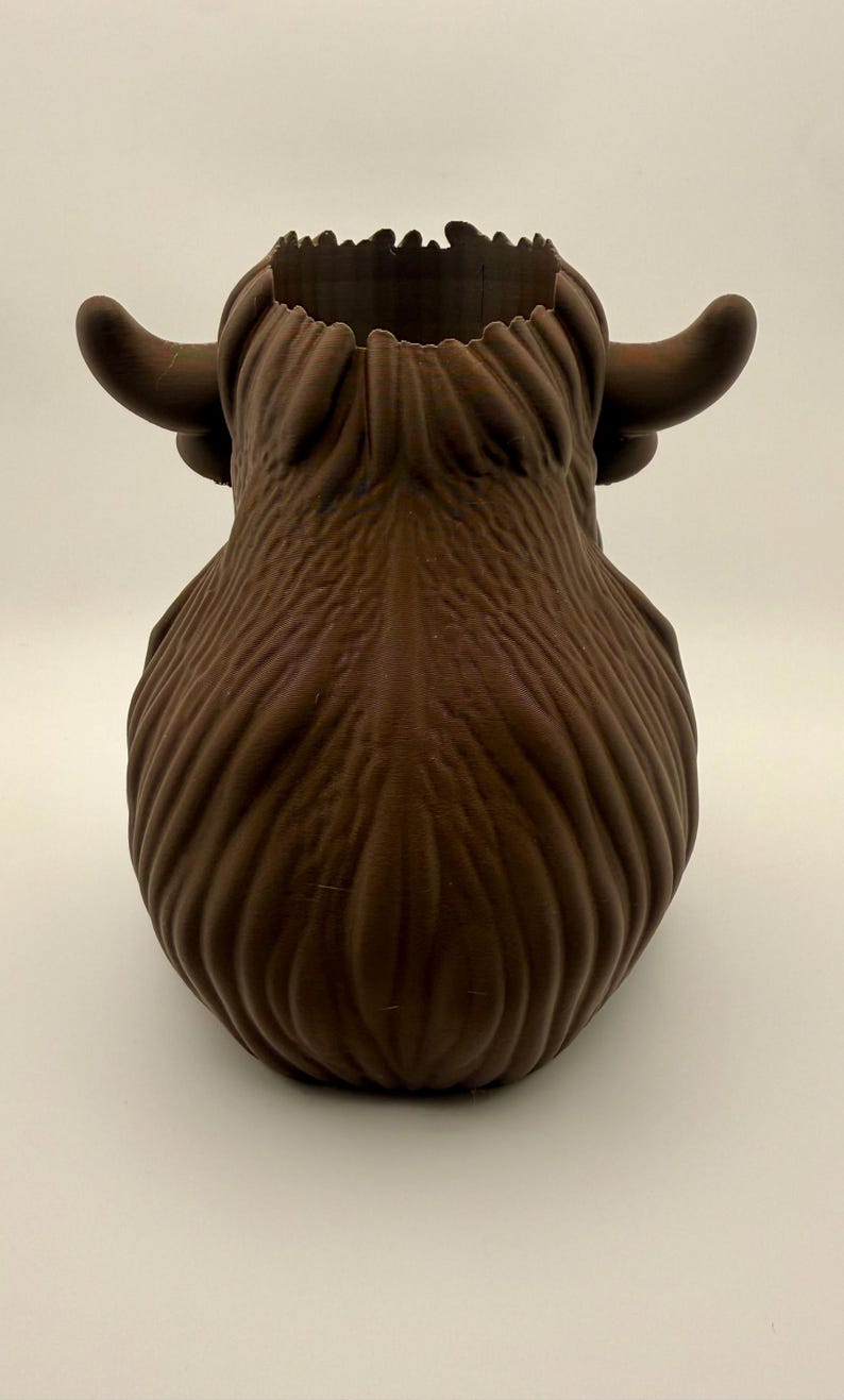 Highland Cow Small Planter - Etsy