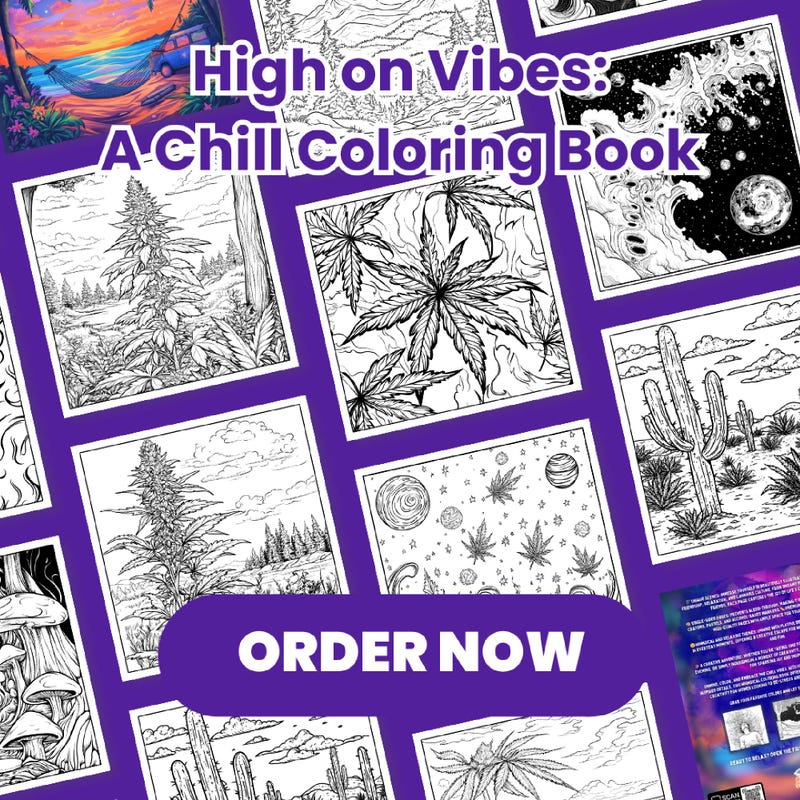Marijuana Coloring - Etsy