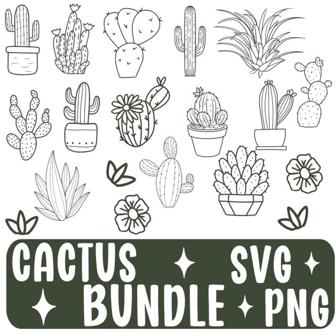 Cactus Svg, Cacti Svg, Cactus Png, Cacti Png, Cactus Svg Bundle, Cactus ...