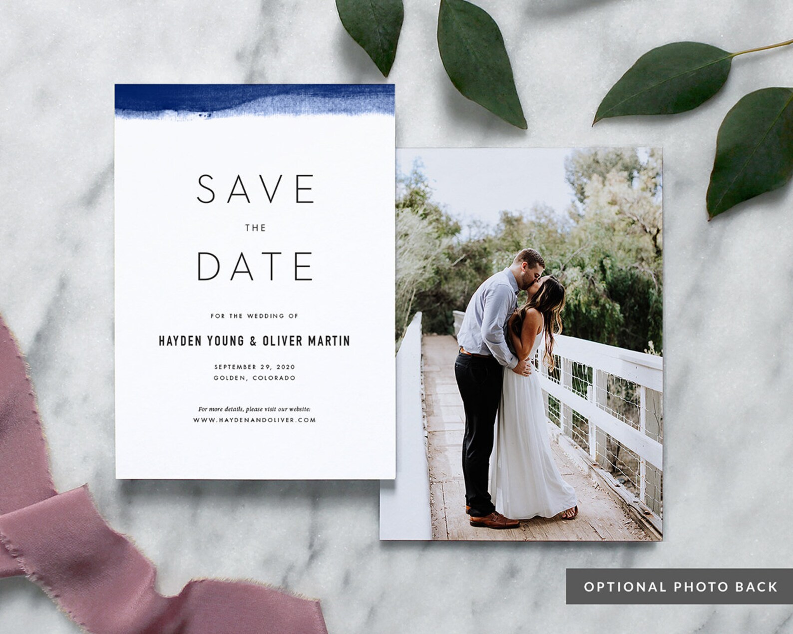 Modern Save the Date Minimal Save the Date Watercolor Save - Etsy