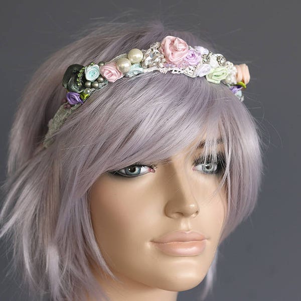 Pastel Flower Crown - Etsy