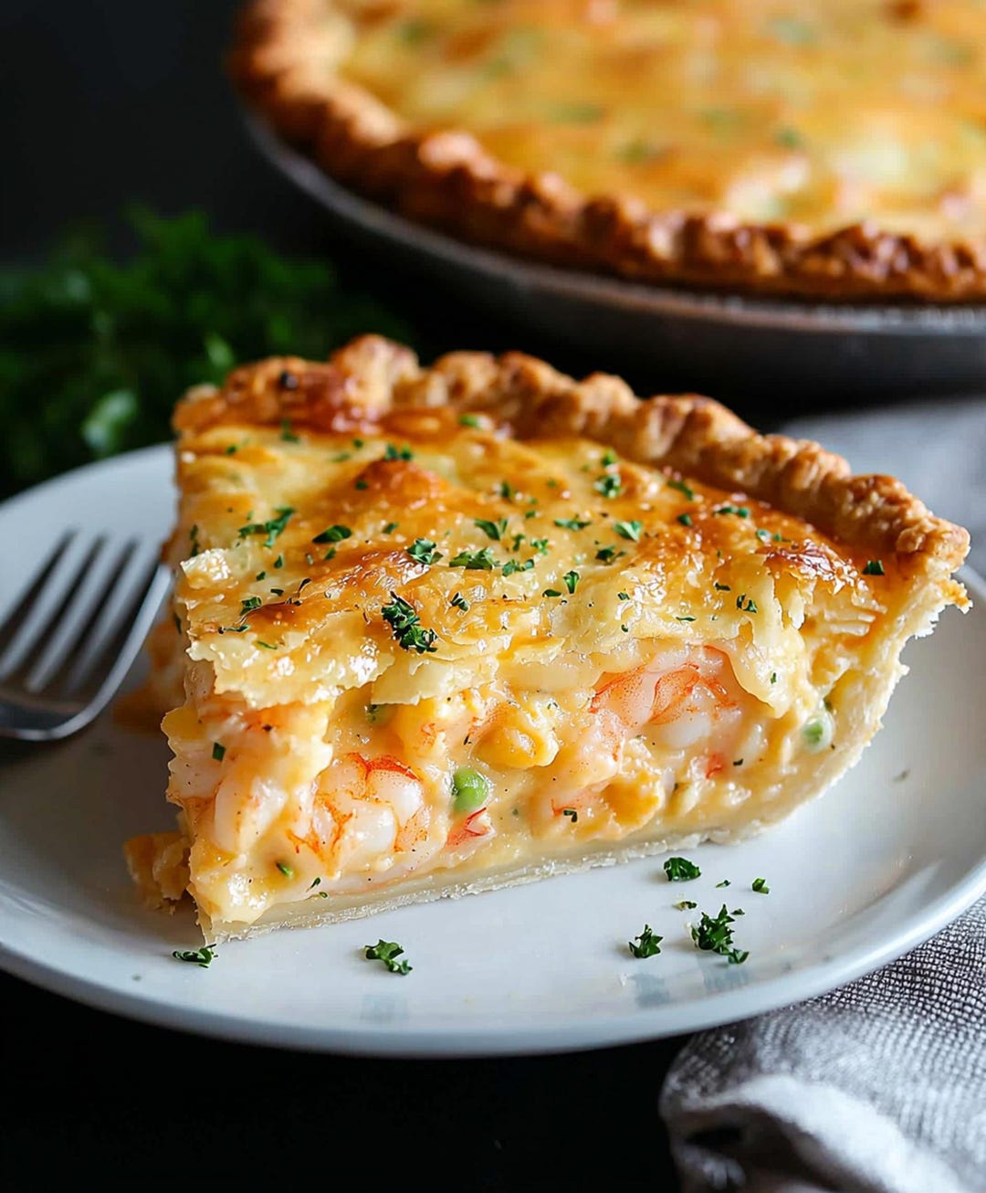 Recipe Florida Shrimp Pie. Easy, Cheesy and Creamy Seafood Delight - Etsy