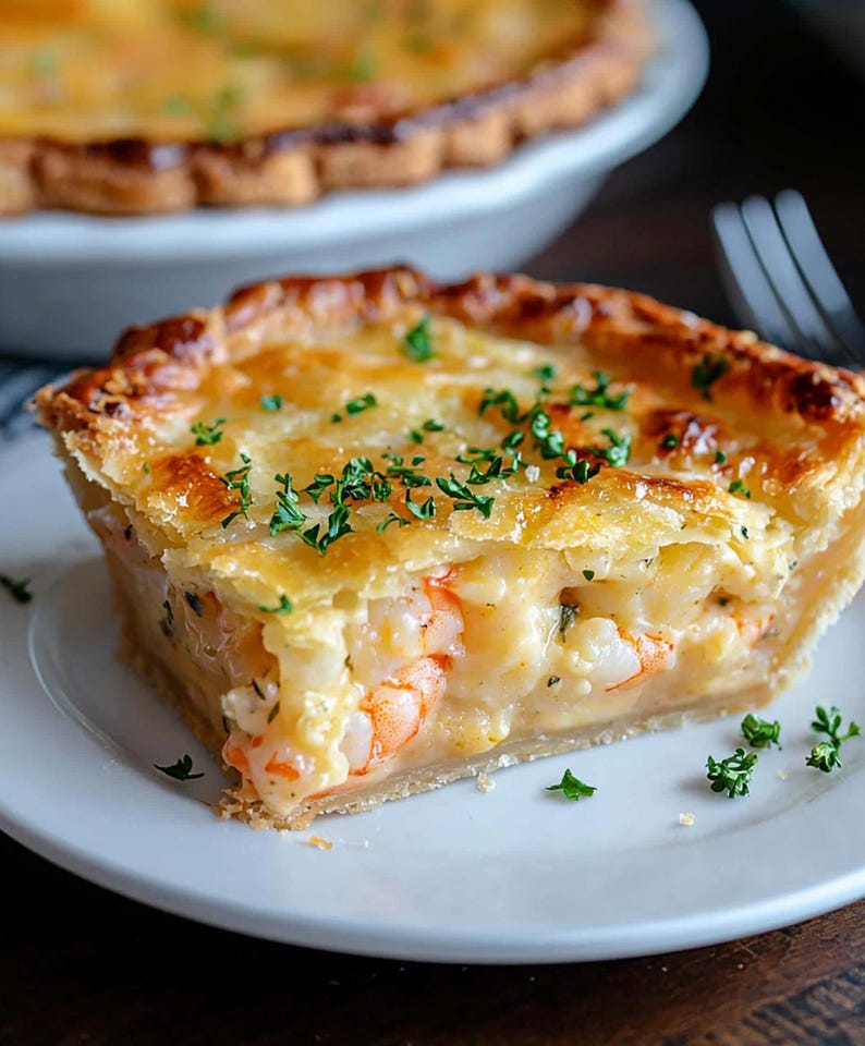 Recipe Florida Shrimp Pie. Easy, Cheesy and Creamy Seafood Delight - Etsy