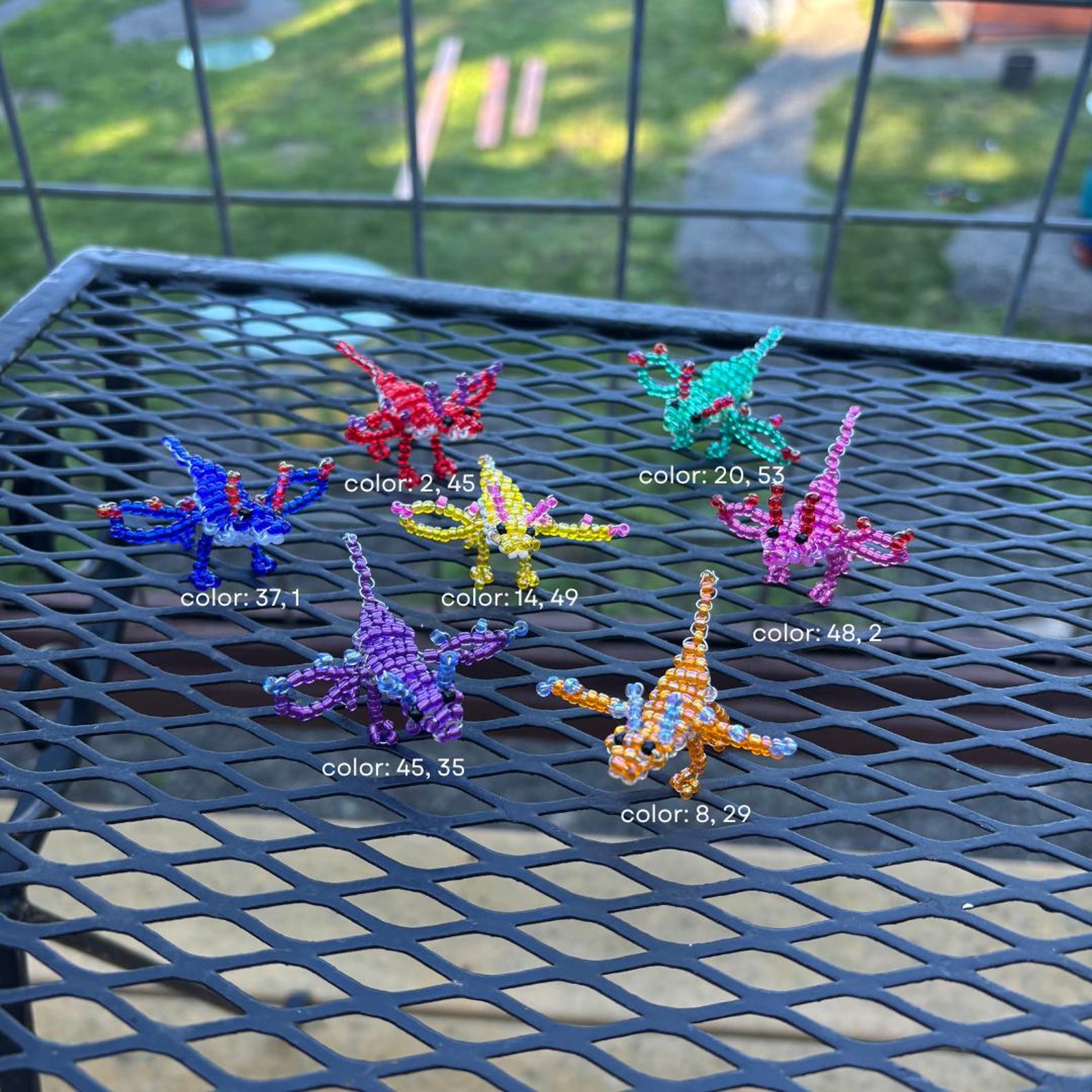 Hand Beaded Dragon - Made to Order - Dragon Desk Pet, Party Favor ...