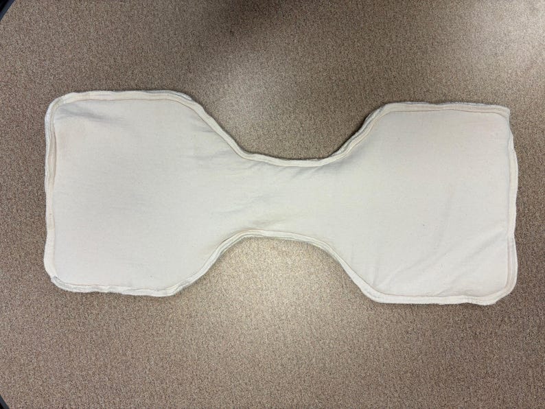 Large Adult Overnight Cloth Diaper Insert: 8-ply Contoured Organic ...